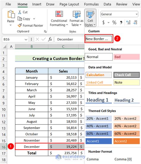 How To Apply A Bottom Double Border In Excel 2 Methods Exceldemy