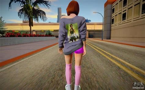 Lara Croft Skin For Gta San Andreas