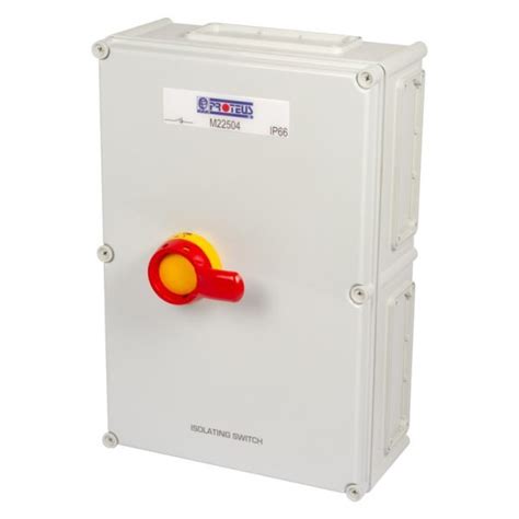 250a 4 Pole Rotary Isolator Switch Ip65 Proteus Switchgear