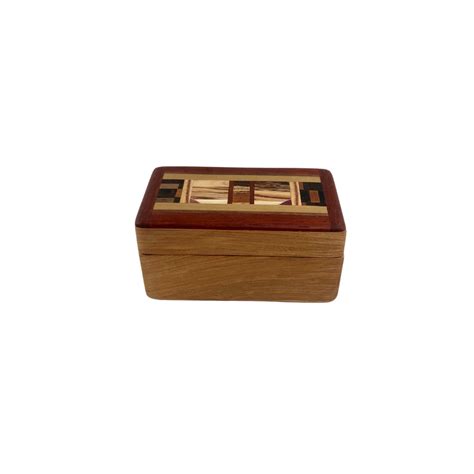 Ash Mini Box With 42 Piece Top Framed In Padauk Yvette Moore Gallery