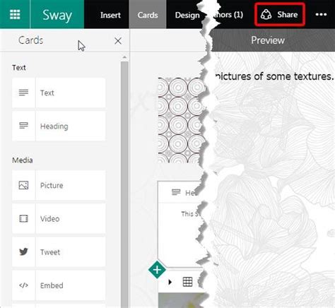 Share Presentations In Microsoft Sway