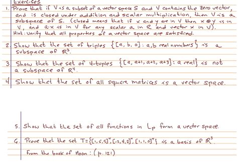 please help me answering these questions prove that if v is a subset of