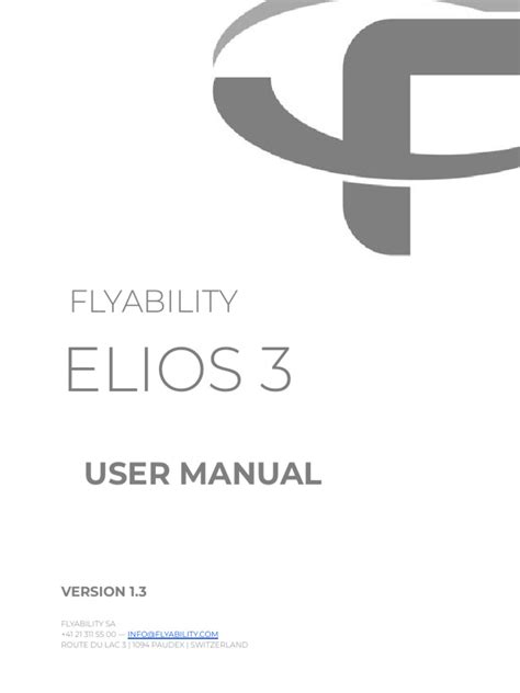 elios 3 user manual v1 3 pdf