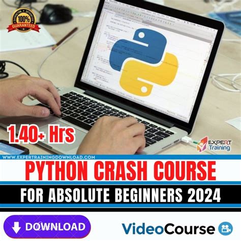 Python Crash Course For Absolute Beginners 2024 Expert Training