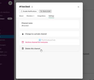 How To Delete Slack Account Workspace Channel And Message