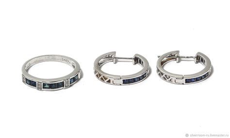 Винтаж Золотой комплект кольцо и серьги в интернет магазине на