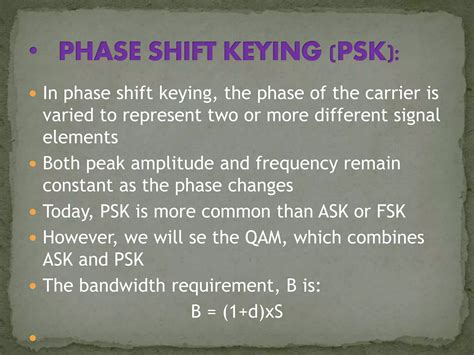 Ask Fsk Psk Modulation Techniques In Detail Pptx