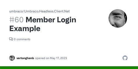 Member Login Example · Issue 60 · Umbracoumbracoheadlessclientnet
