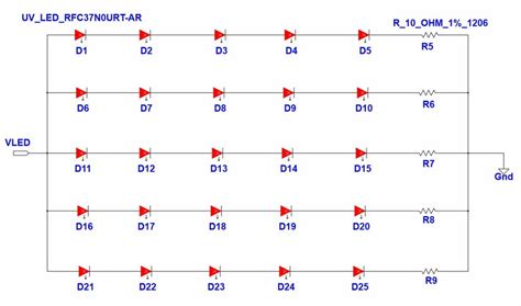 Electrical Configuration Of UVC LED Array Download Scientific Diagram