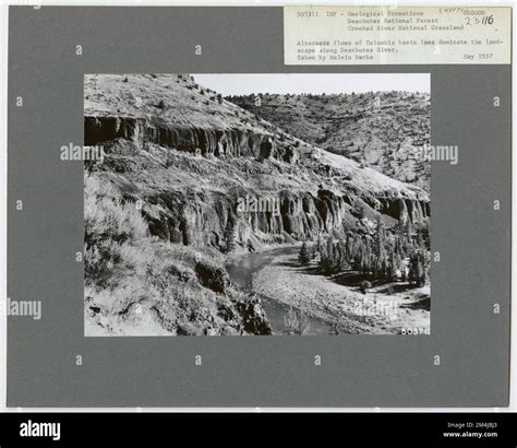 Geological Formations Oregon Photographs Relating To National