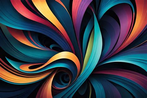 Premium Photo An Abstract Representation Of Neural Patterns In The