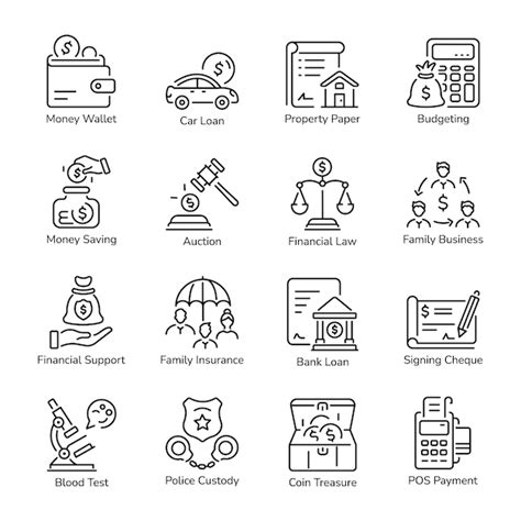 Premium Vector Latest Pack Of Legacies And Inheritance Linear Icons