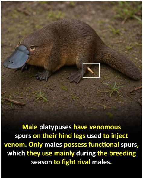 Crazy For Facts Male Platypuses Do Have Venomous Spurs Facebook