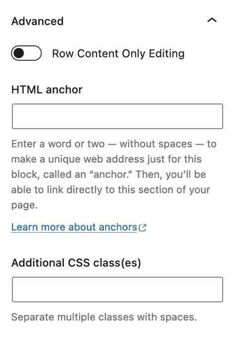 Row Layout Block Kadence Wp Documentation
