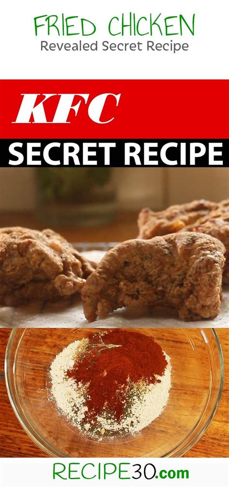 Kfc Secret Fried Chicken Recipe Easy Meals With Video Recipes By Chef Joel Mielle Recipe30