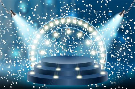 밝은 스포트라이트로 조명되는 시상식 및 공연을 위한 다채로운 조명 연단 빨간색 장식 사진관 배경 일러스트 및 사진 무료 다운로드 Pngtree
