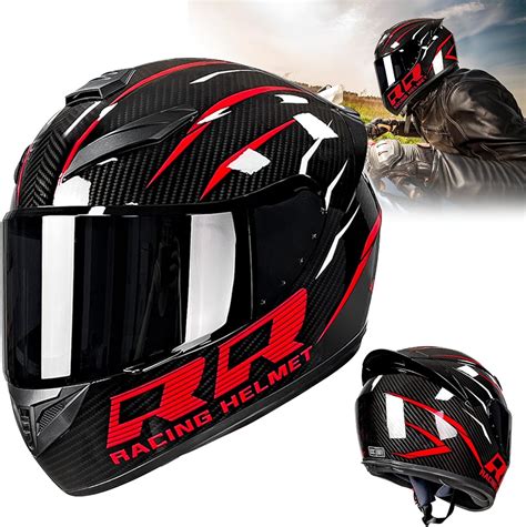 Casco Motocicletacascos Para Motos Certificados Dotcascos De Moto Con