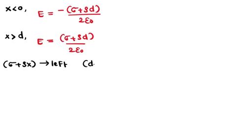 Solved An Infinite Plane Has A Uniform Surface Charge Distribution σ On Its Surface Adjacent