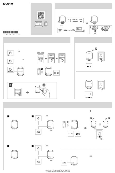 Sony SRS XB10 Operating Instructions