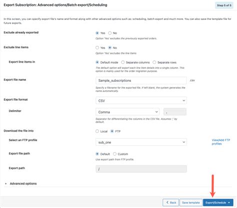Export Woocommerce Subscriptions