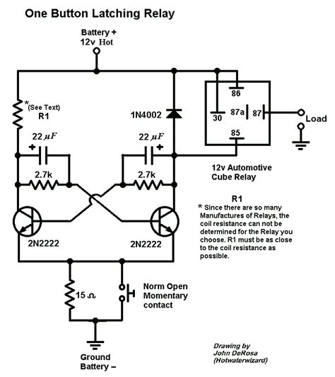 Relay Latch Circuit Design At Kai Chuter Blog