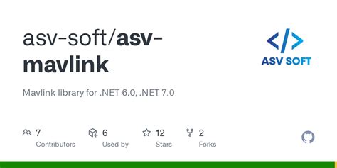 Github Asv Softasv Mavlink Mavlink Library For Net 60 Net 70