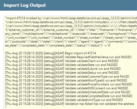 Import Appointment Dataforce Documentation