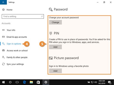 User Accounts In Windows 10 Customguide