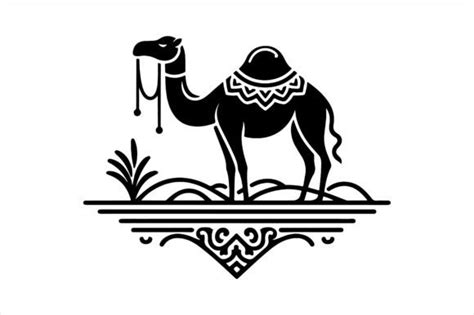 Camel Outline Image Graphic By Skshagor Barmon · Creative Fabrica