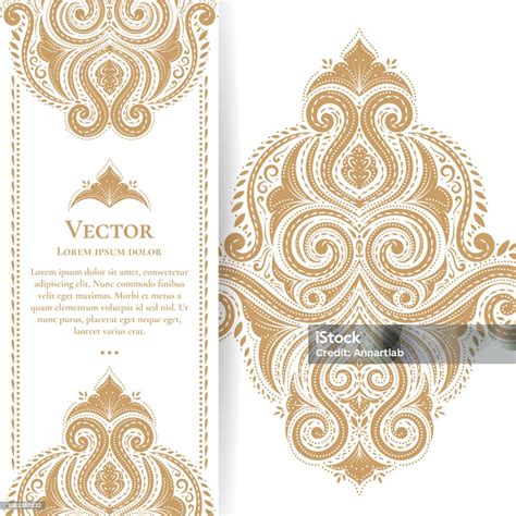 골드와 화이트 빈티지 인사말 카드입니다 고급 벡터 장식 템플릿입니다 좋은 초대 플라이어 메뉴 브로셔 엽서 배경 벽지 장식 포장 또는 원하는 아이디어 결혼 증명서에 대한 스톡