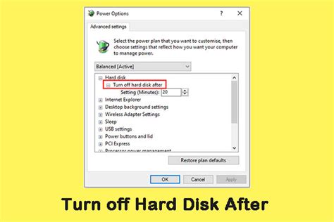 How To Prevent External Hard Disk From Sleeping On Windows 10 MiniTool