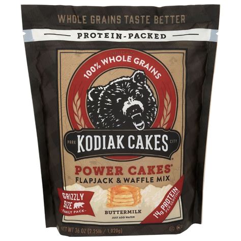 Kodiak Power Cakes Protein Packed Buttermilk Flapjack And Waffle Mix