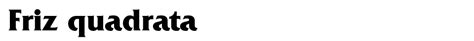 Friz Quadrata Font Free Download Only At Fonts Pool