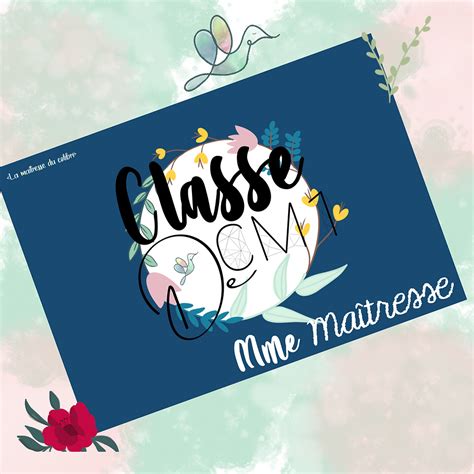 Affiches De Porte De Classe