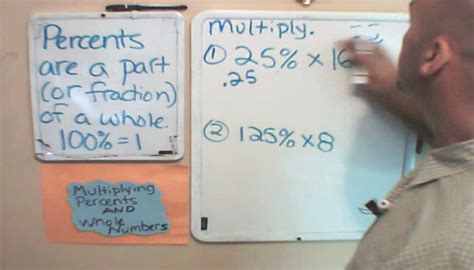 Multiplying Percentages By Whole Numbers Tutorial Sophia Learning