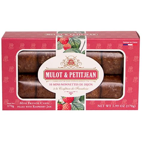 Box 10 Raspberry Mini Nonnets