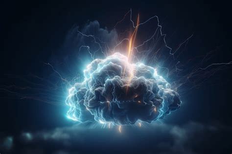 Cloud Computing Lightning Fast Power In The Digital Age Stock