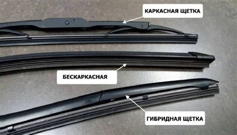 Сравнение каркасных и бескаркасных дворников: технические ...