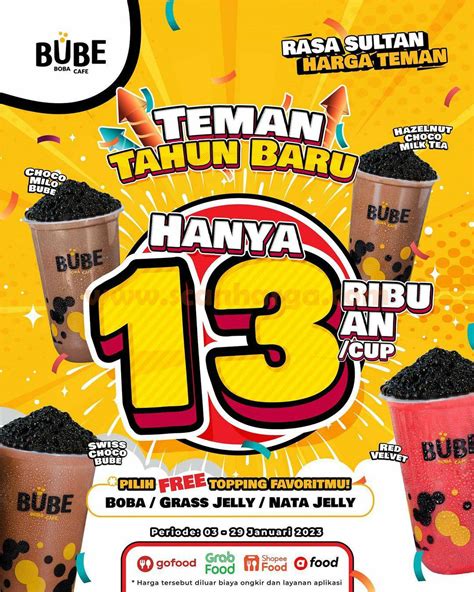 Promo Bube Teman Tahun Baru Harga Paket Hanya 13ribu Scanharga