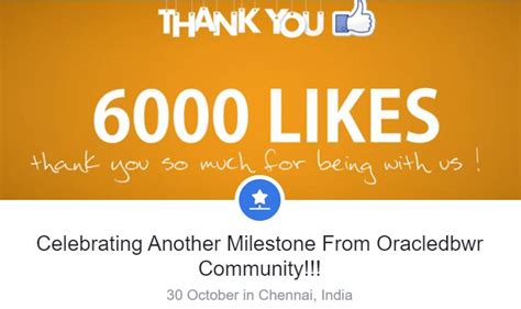 Hariprasath Rajaram On Linkedin Celebrating Another Milestone From Oracledbwr Community Link To