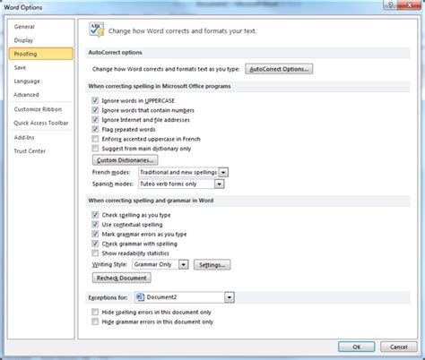 Spellcheck And Custom Dictionaries In Microsoft Word New Horizons