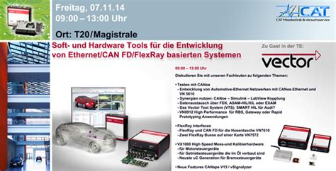 Ankündigung Cat Techday Soft Und Hardware Tools Von Vector Epos Cat Gmbh