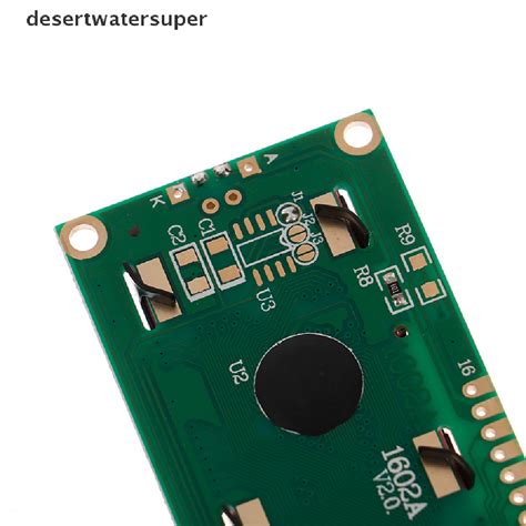 Dsvn 1602 Lcd I2c 16x2 Display Module Blue Screen For Arduino Esp8266