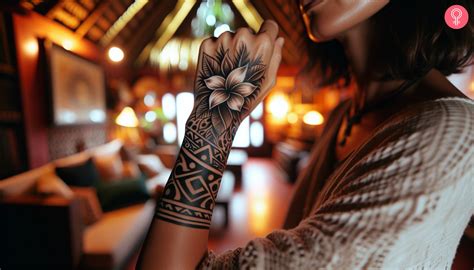 8 Inspiring Tribal Flower Tattoo Designs With Meanings