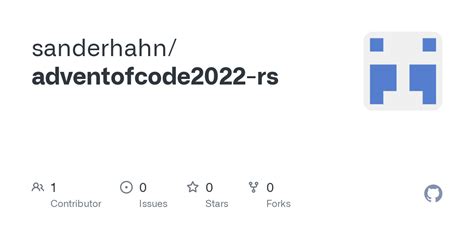 Github Sanderhahnadventofcode2022 Rs