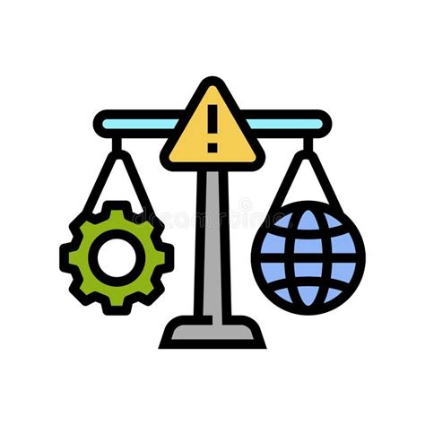 Environmental Compliance Color Icon Vector Illustration Stock Vector