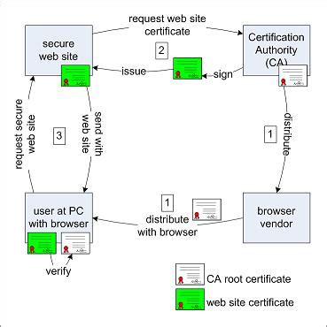 HTTPS Server Authentication Process
