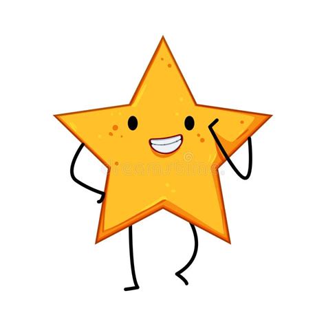 Funny Geometric Shape Character Cartoon Vector Illustration Stock Vector Illustration Of Cute