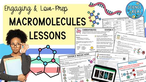 Engaging Macromolecules Lessons For High School Biology Science Is Real Education