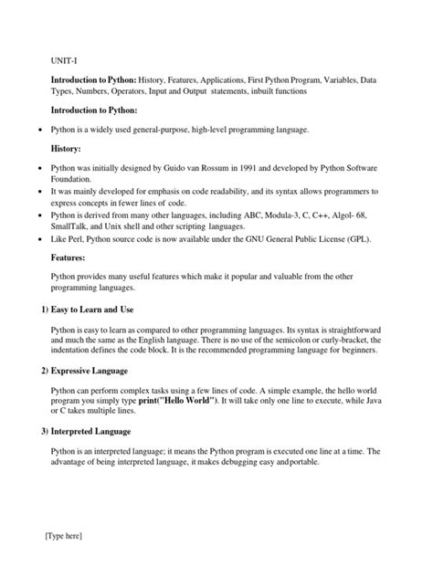 Python Unit1and2 24 Pdf Data Type Boolean Data Type
